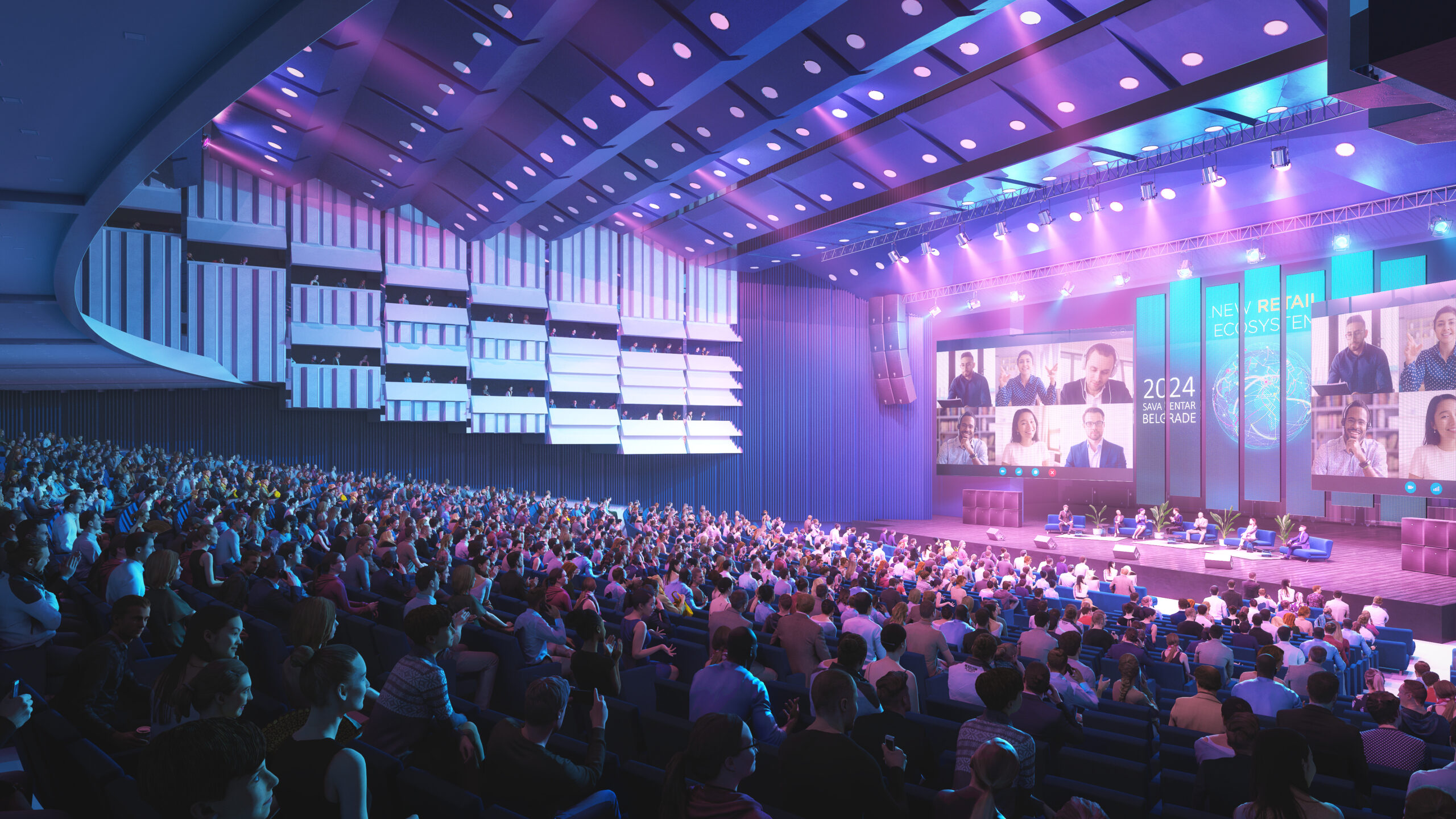 The Cultural Epicenter of the Region: The Blue Hall of Sava Center ...